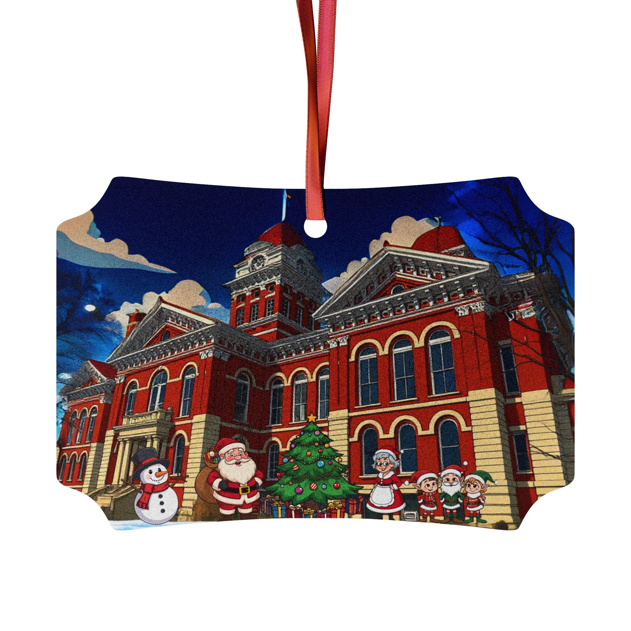 Old Courthouse Christmas 2025 – Shamrocks and Skulls